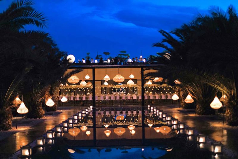 Taj Villa Marrakech Weddings, villa rental, birthdays and corporate events